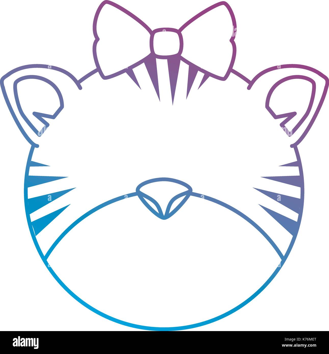 cute female tiger character icon vector illustration design Stock ...