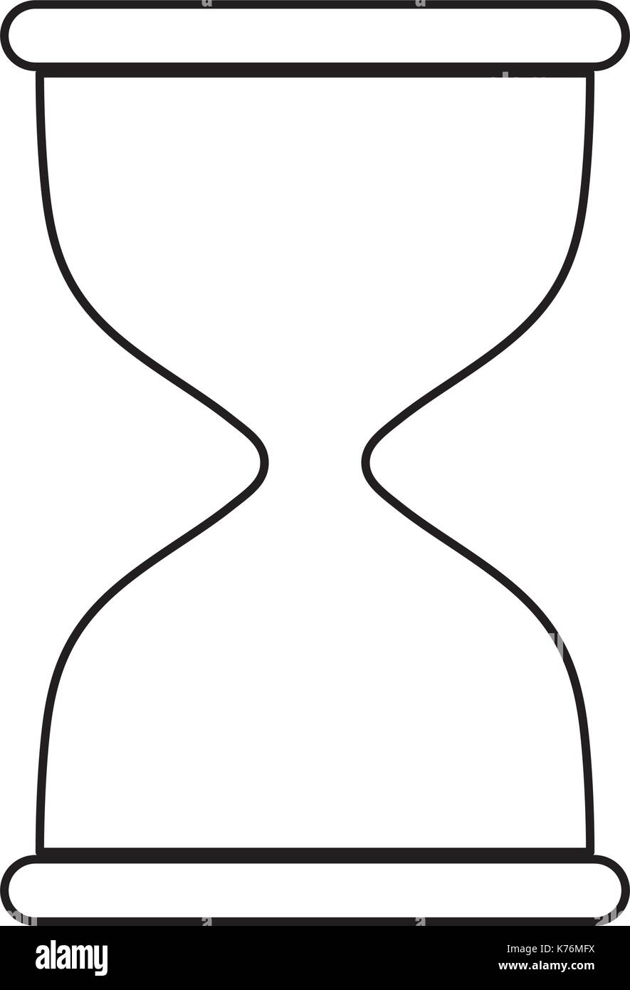 hourglass icon over white background vector illustration Stock Vector ...
