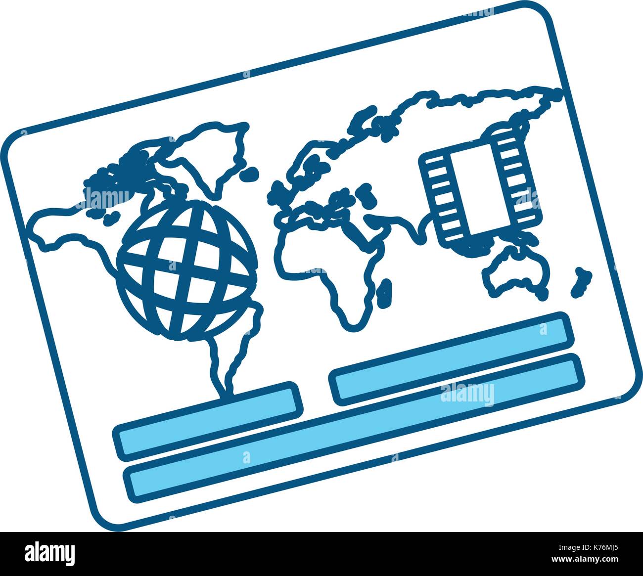 credit card icon over white background vector illustration Stock Vector ...