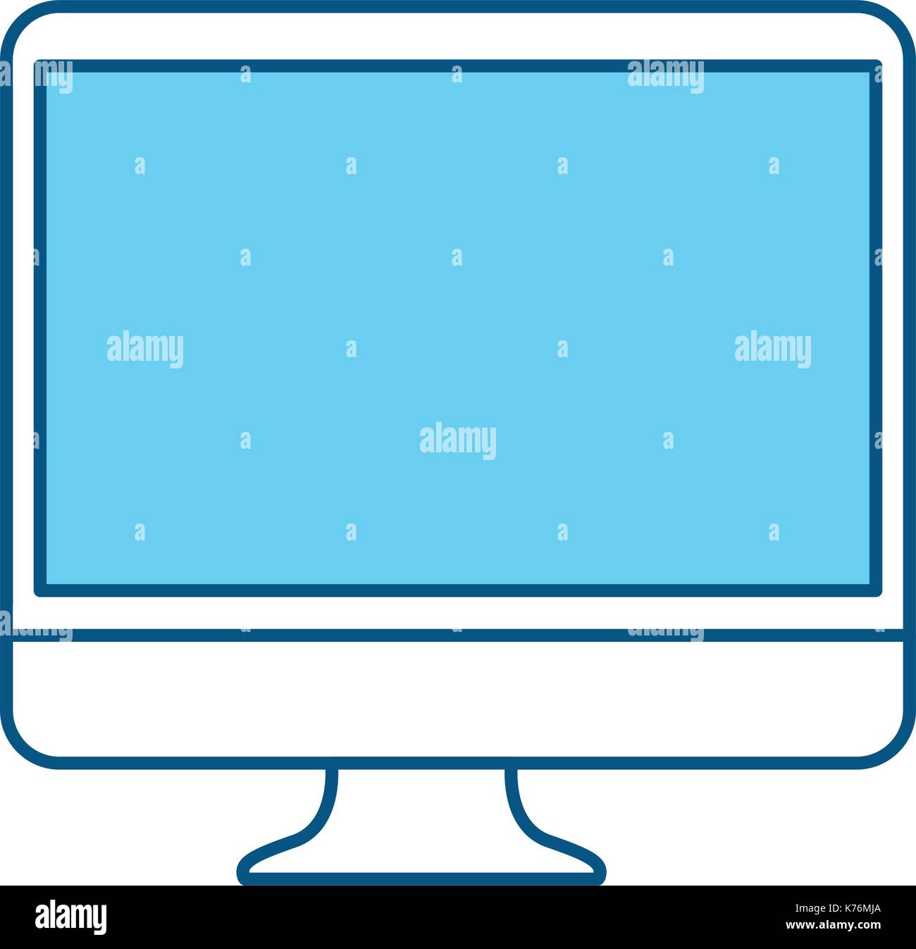 computer icon over white background vector illustration Stock Vector ...