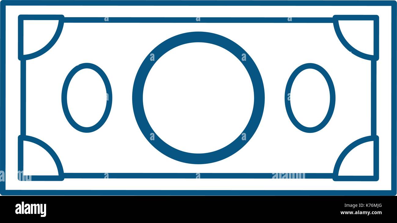 money bill icon over white background vector illustration Stock Vector ...