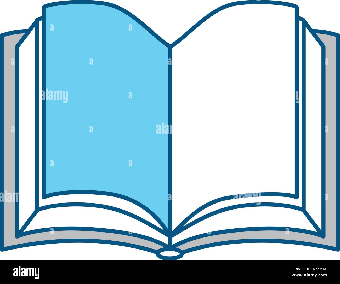 academic book icon over white background vector illustration Stock ...