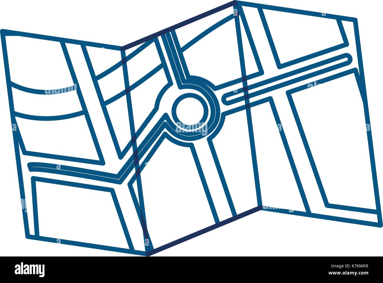 city map icon over white background vector illustration Stock Vector ...