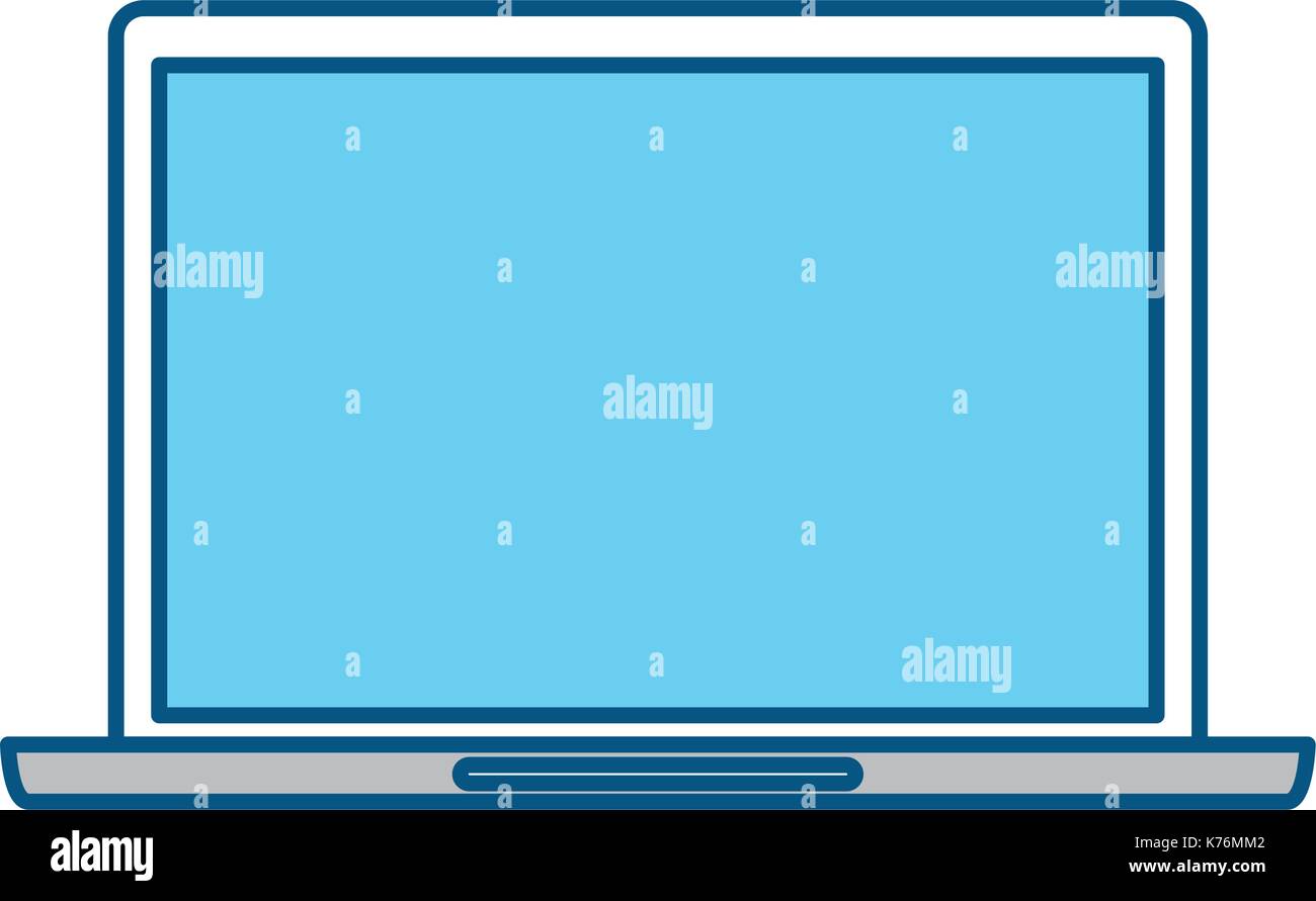 laptop computer icon over white background vector illustration Stock ...