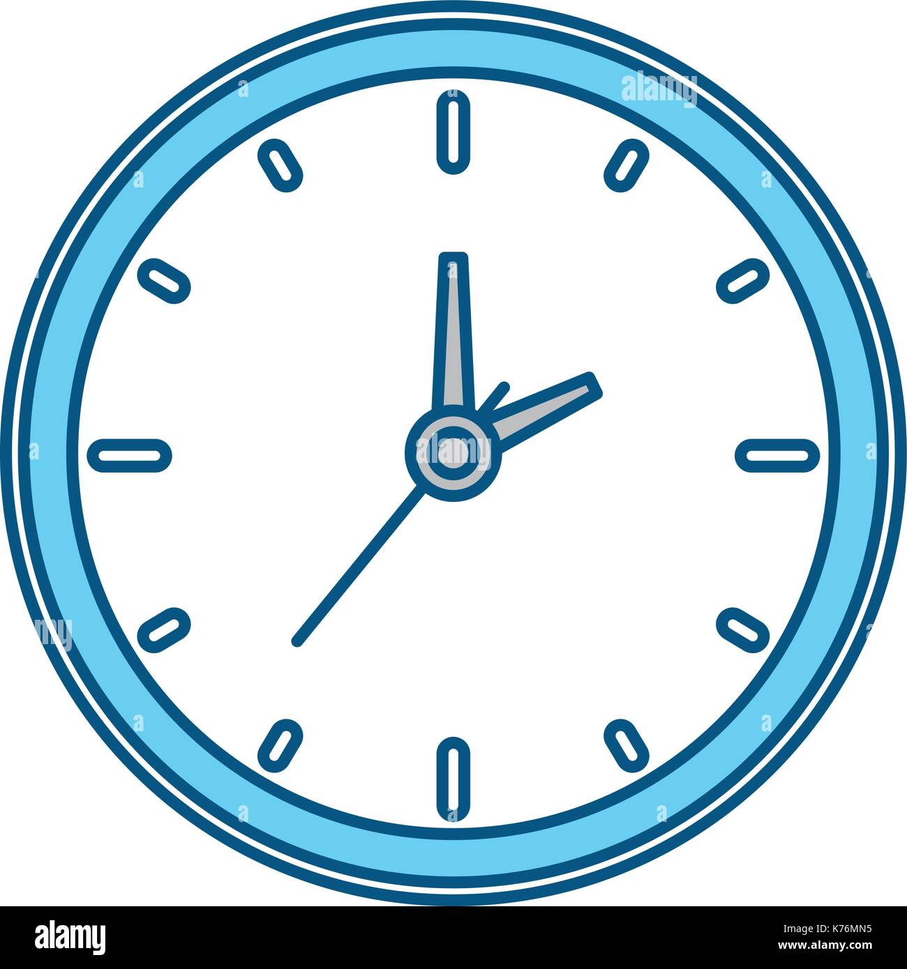 clock icon over white background vector illustration Stock Vector Image ...