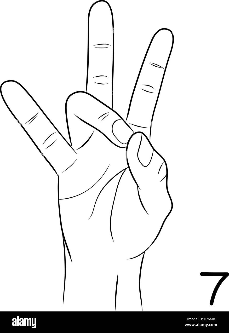 Sign Language Help Black and White Stock Photos & Images - Alamy