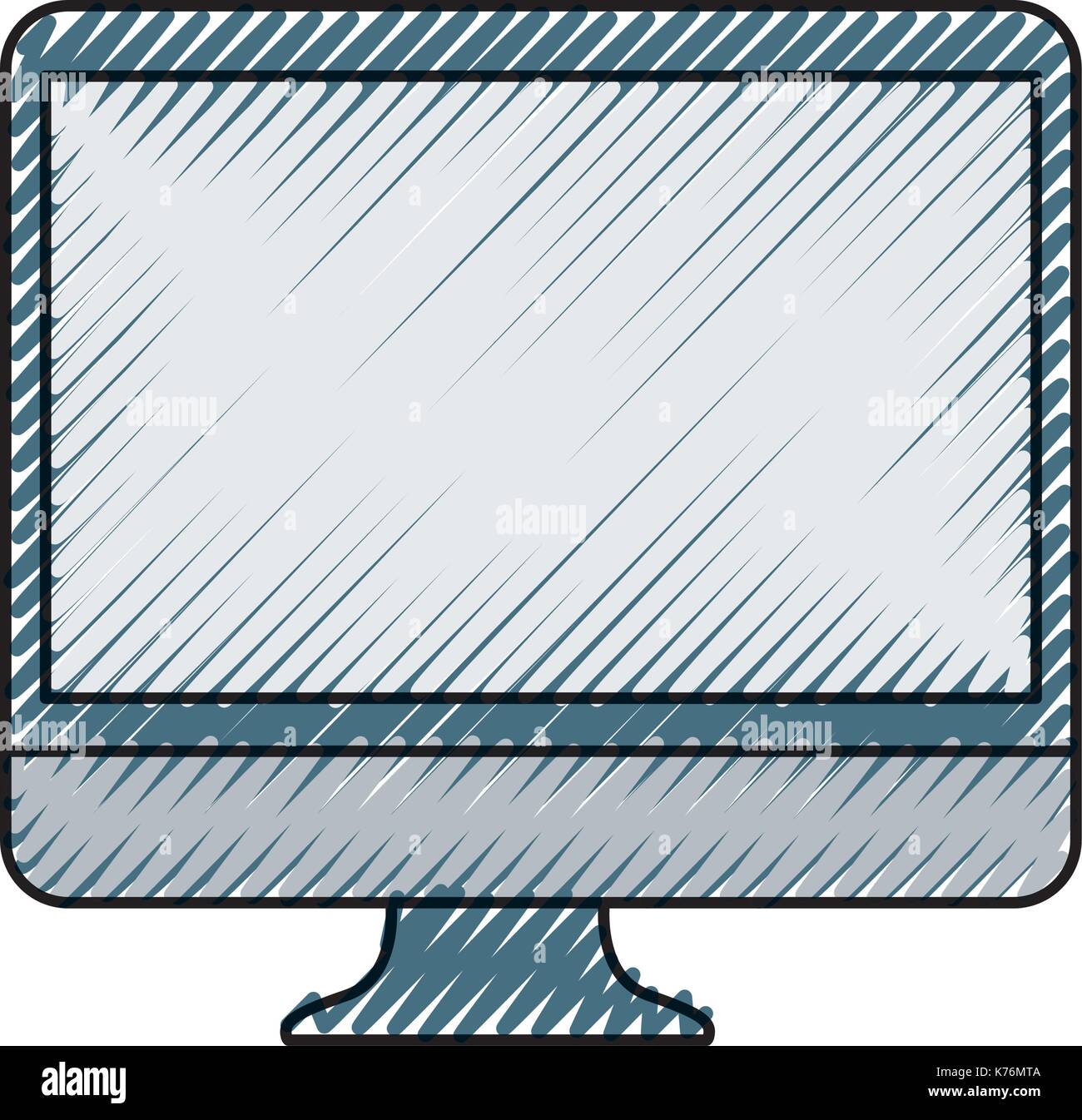 computer icon over white background vector illustration Stock Vector ...