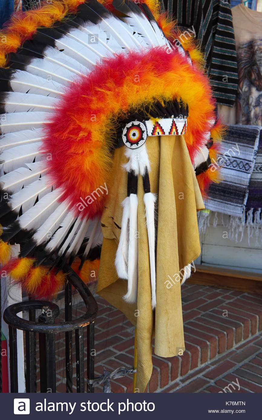 Native American Headdress Feathers High Resolution Stock Photography ...