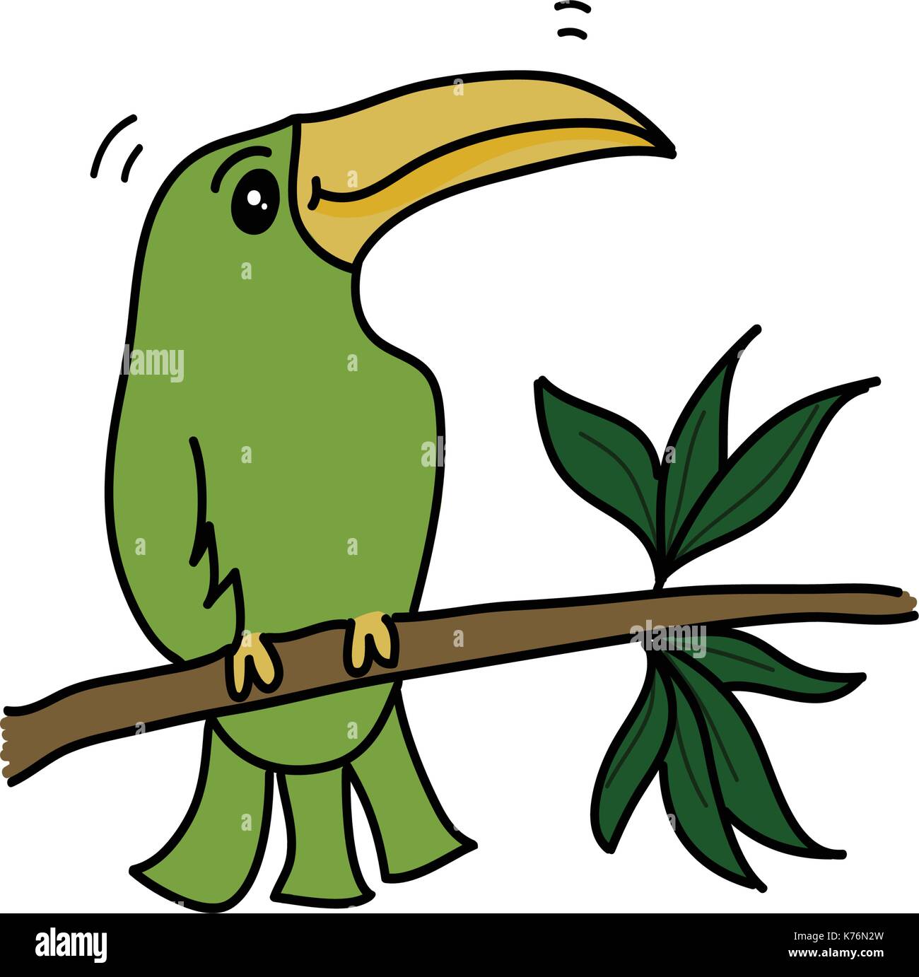 Green and bird Stock Vector Images - Alamy