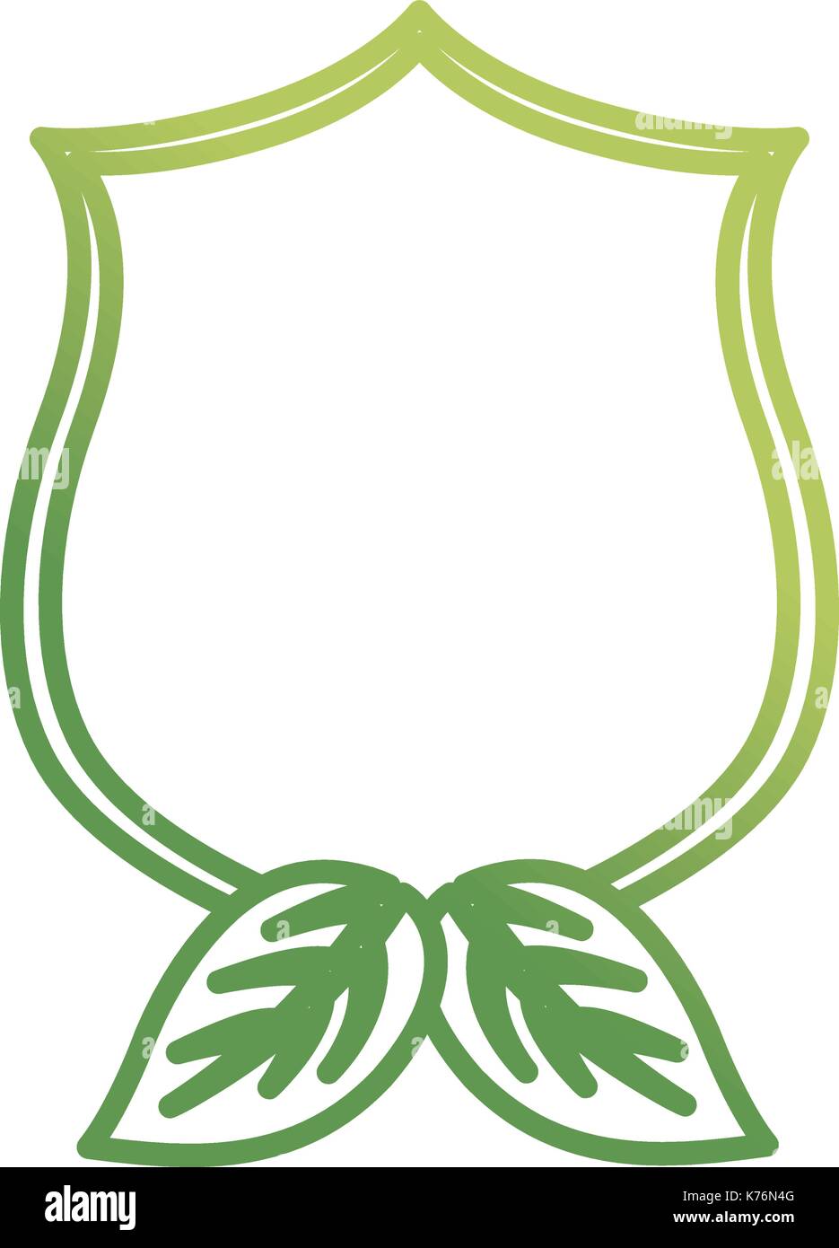 decorative frame with leaves icon Stock Vector Image & Art - Alamy