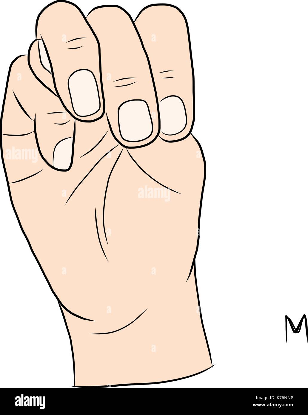 Sign Language Sign For M
