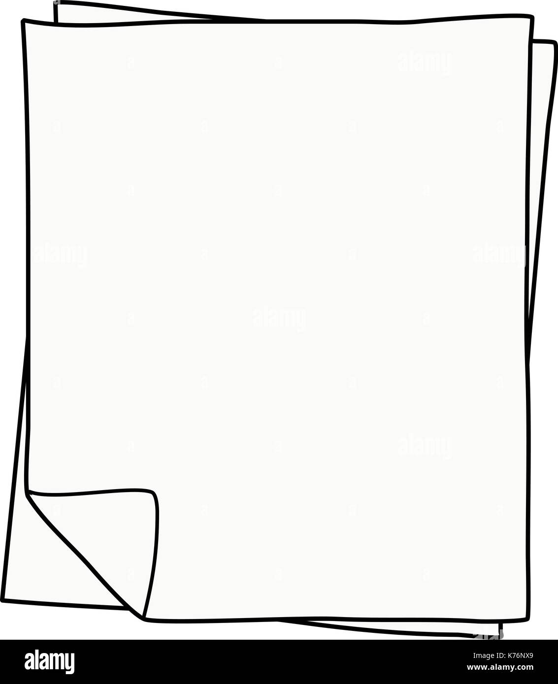 Notebook Paper drawing Stock Vector Image & Art - Alamy