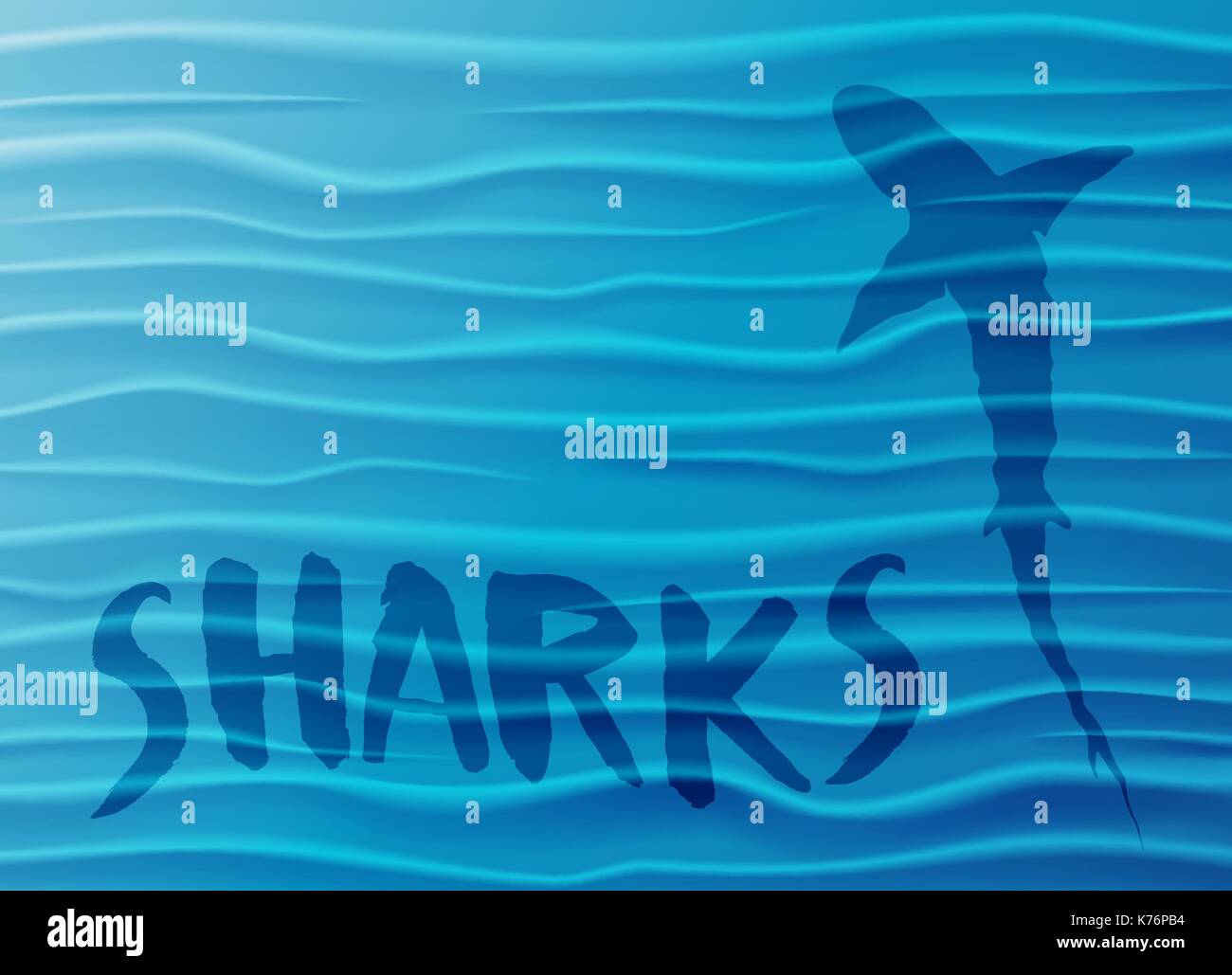 Beautiful blue water in Stock Vector Images - Alamy