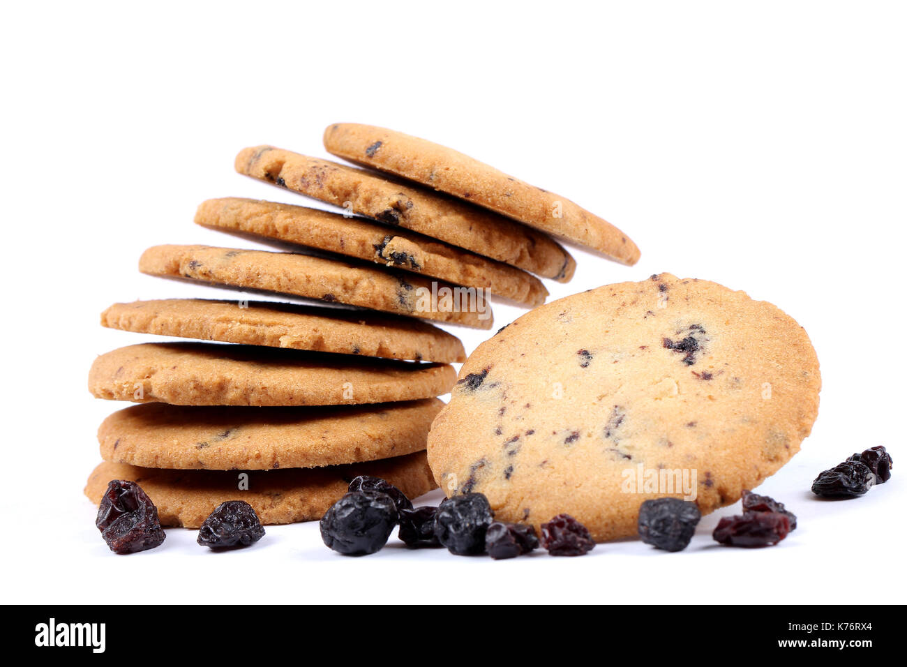 blueberry cookies with blueberry, berry cookies, cookies Stock Photo ...