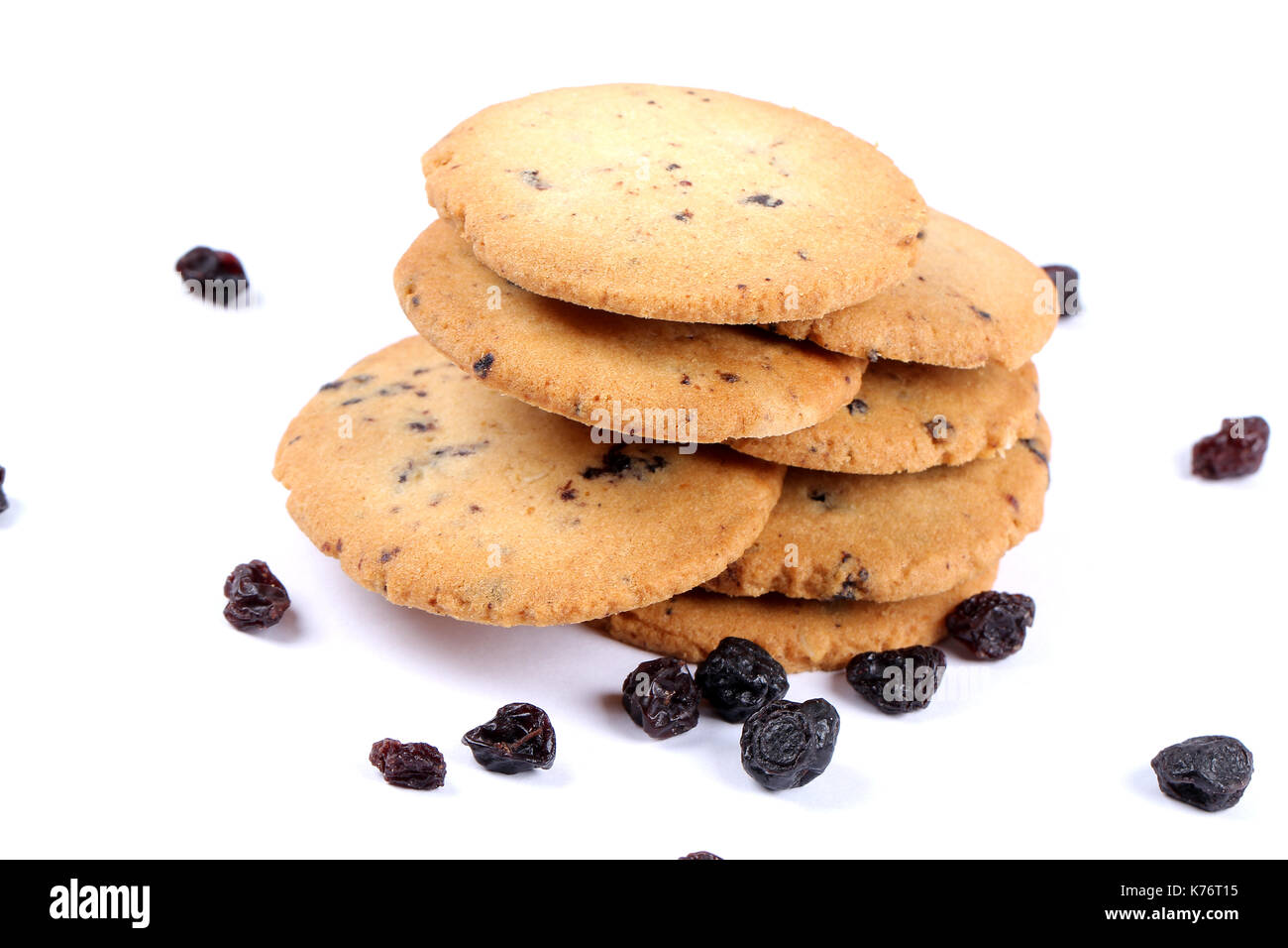 blueberry cookies with blueberry, berry cookies, cookies Stock Photo ...