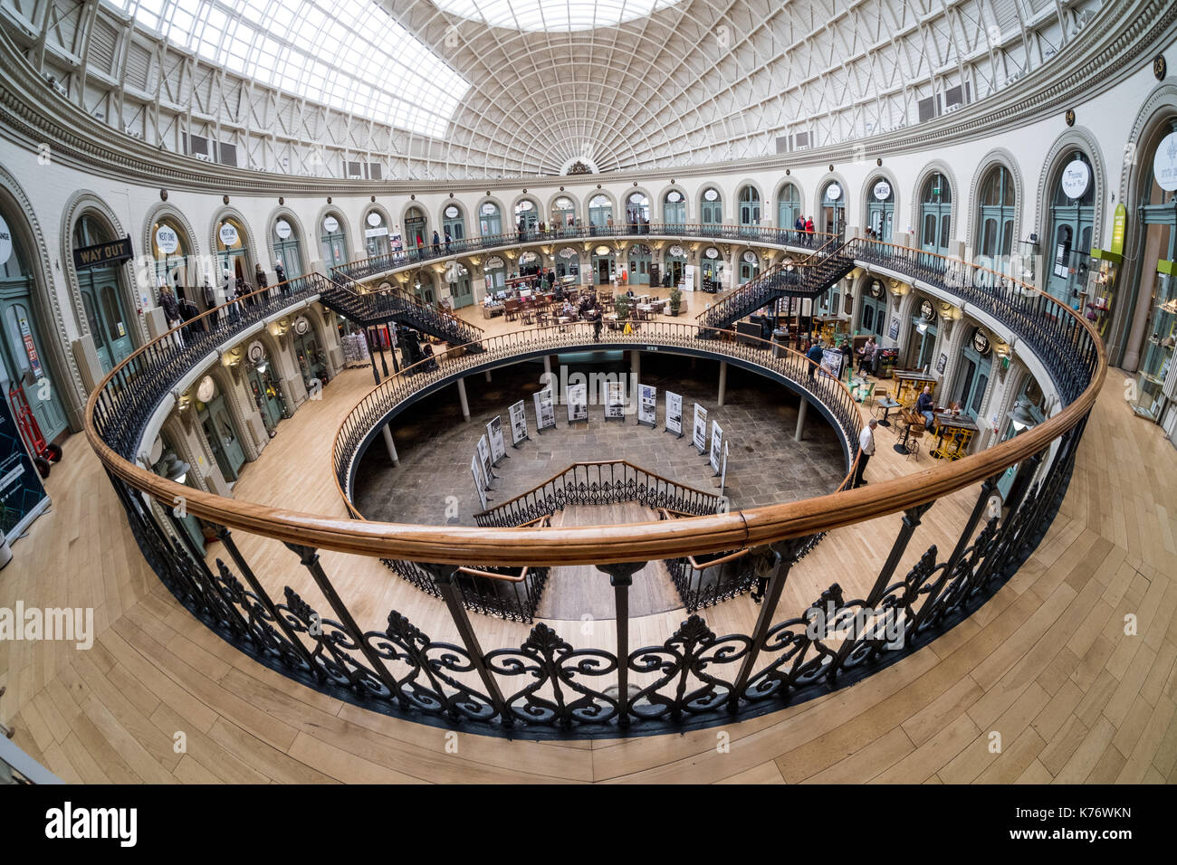 Leeds corn exchange cafe hi-res stock photography and images - Alamy