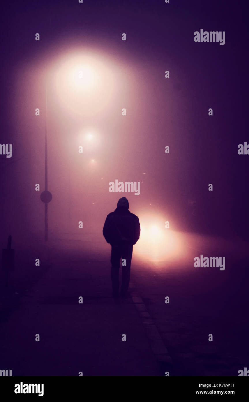 Atmospheric night fog hi-res stock photography and images - Alamy