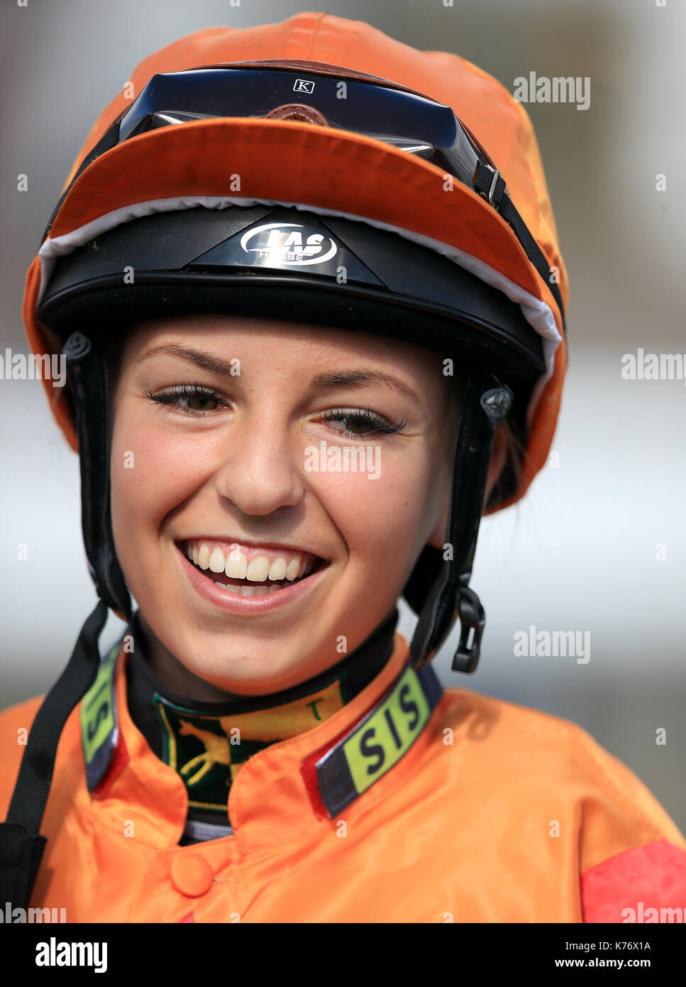 Jockey Miss J Cooley Stock Photo - Alamy