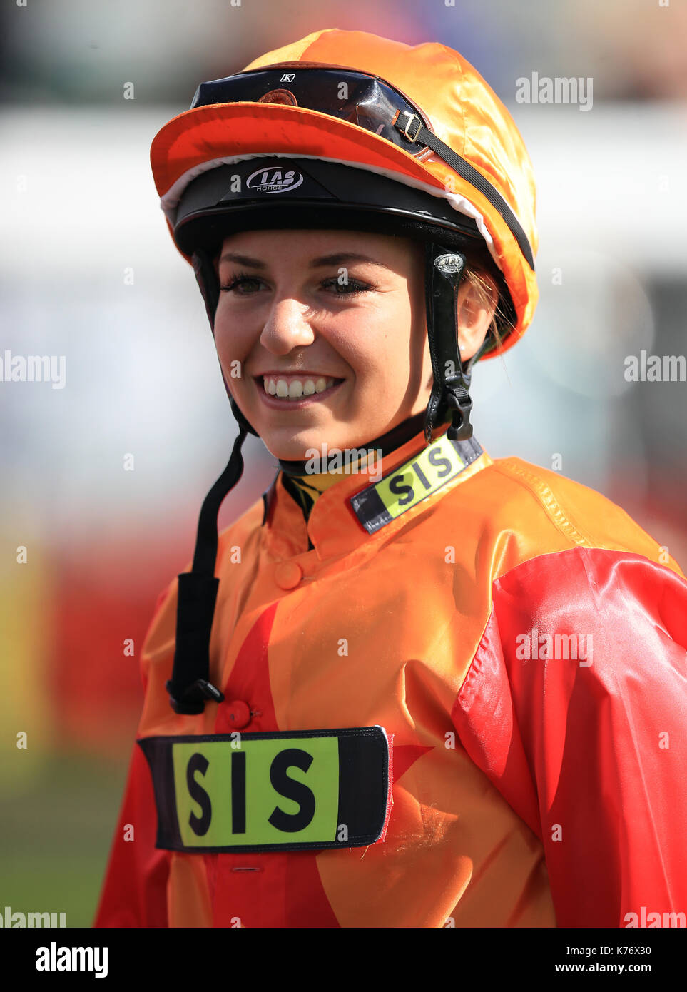 Jockey Miss J Cooley Stock Photo - Alamy