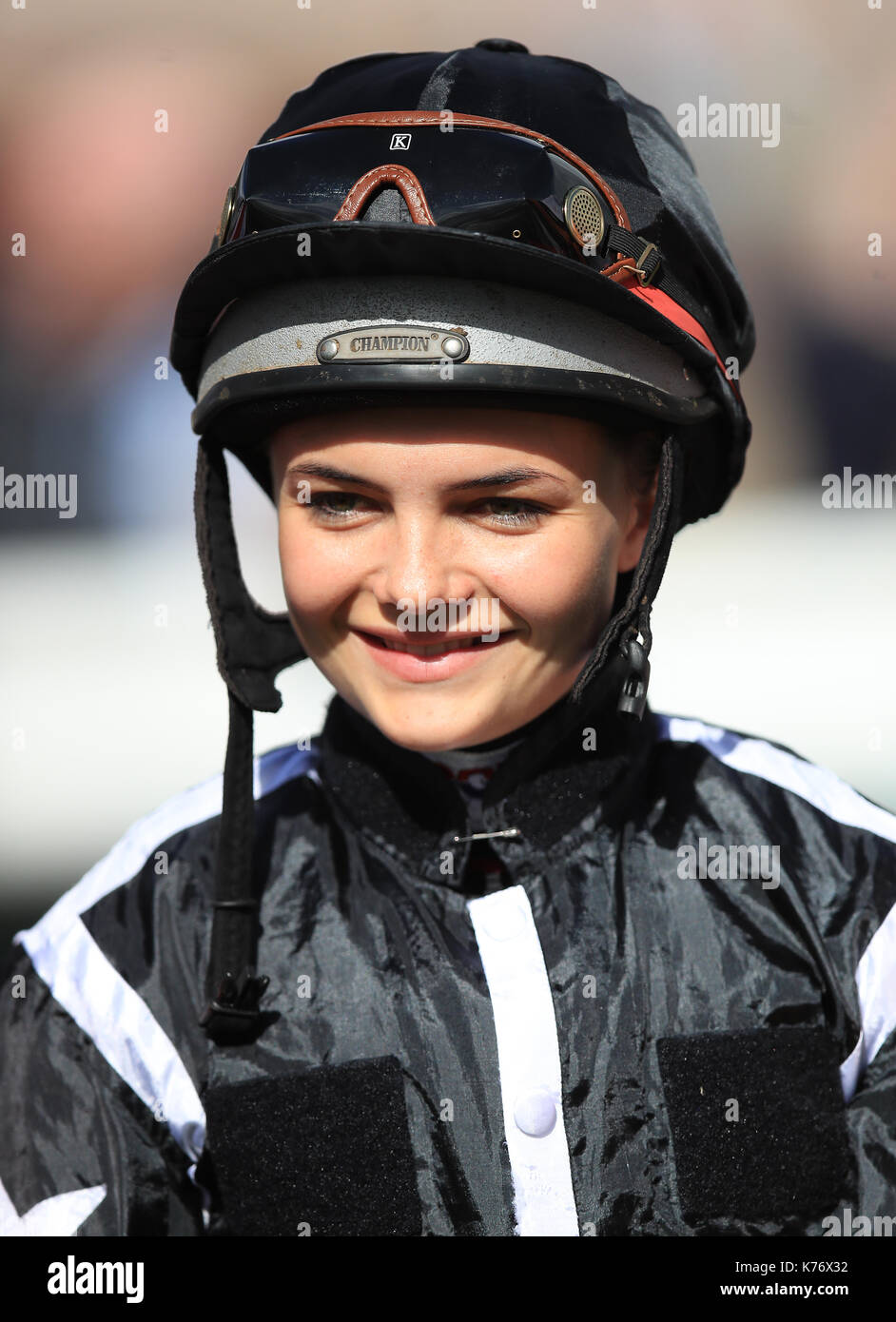 Jockey Megan Nicholls Stock Photo - Alamy
