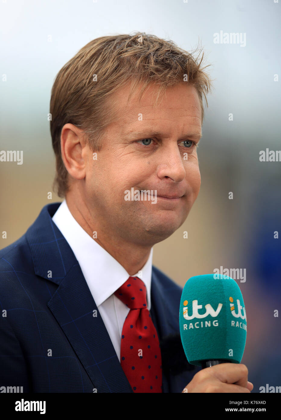 Ed Chamberlin, ITV Racing presenter Stock Photo - Alamy