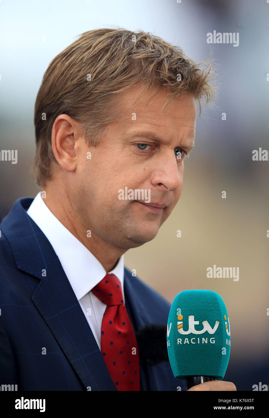 Ed Chamberlin, ITV Racing presenter Stock Photo - Alamy