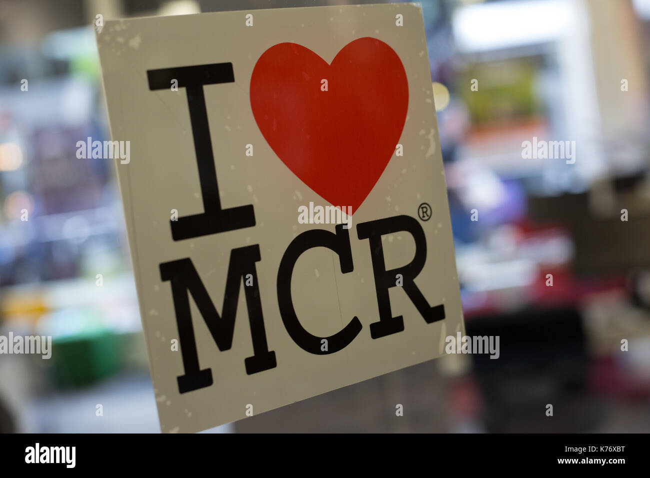 We love manchester hi-res stock photography and images - Alamy