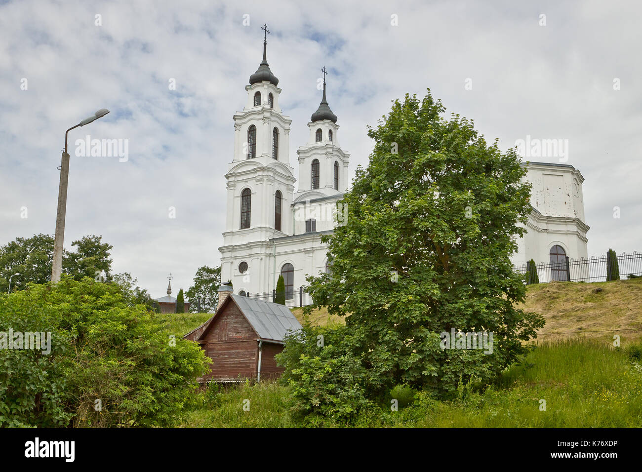 Catholic church, Ludza, Latvia Stock Photo - Alamy