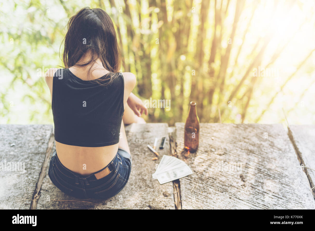 Alcoholism, Alcoholism issue Stock Photo - Alamy