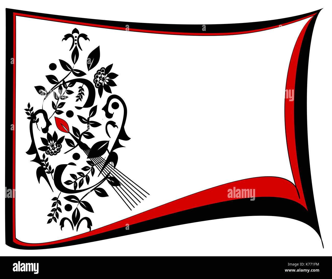 Black Filigree Border Stock Photo - Alamy