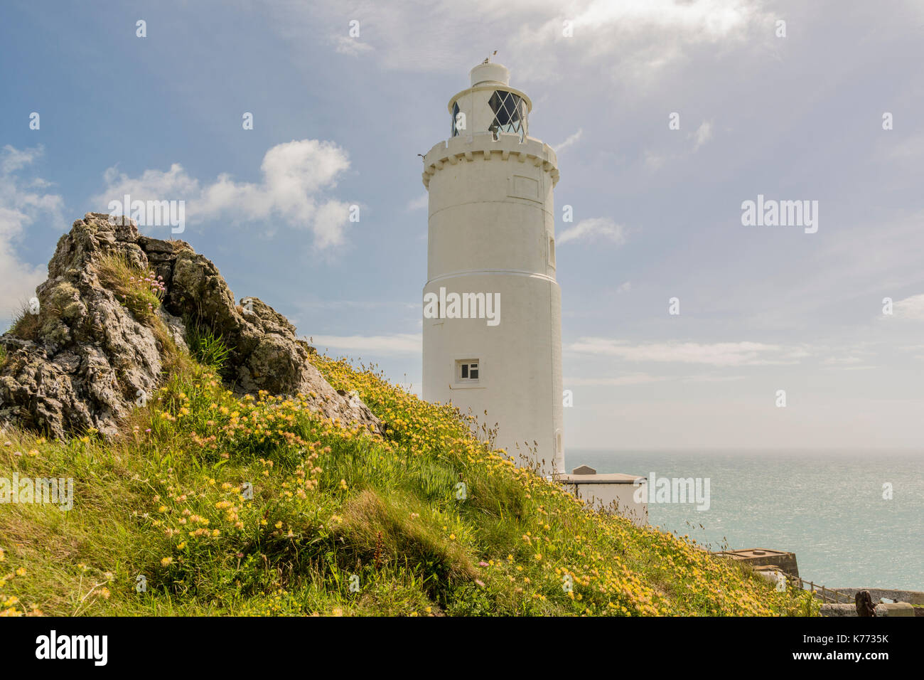 Start Point Lighthouse, South Devon, UK Stock Photo - Alamy