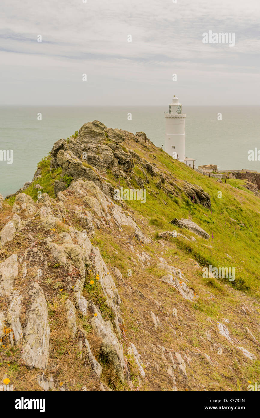 Start Point Lighthouse, South Devon, UK Stock Photo - Alamy