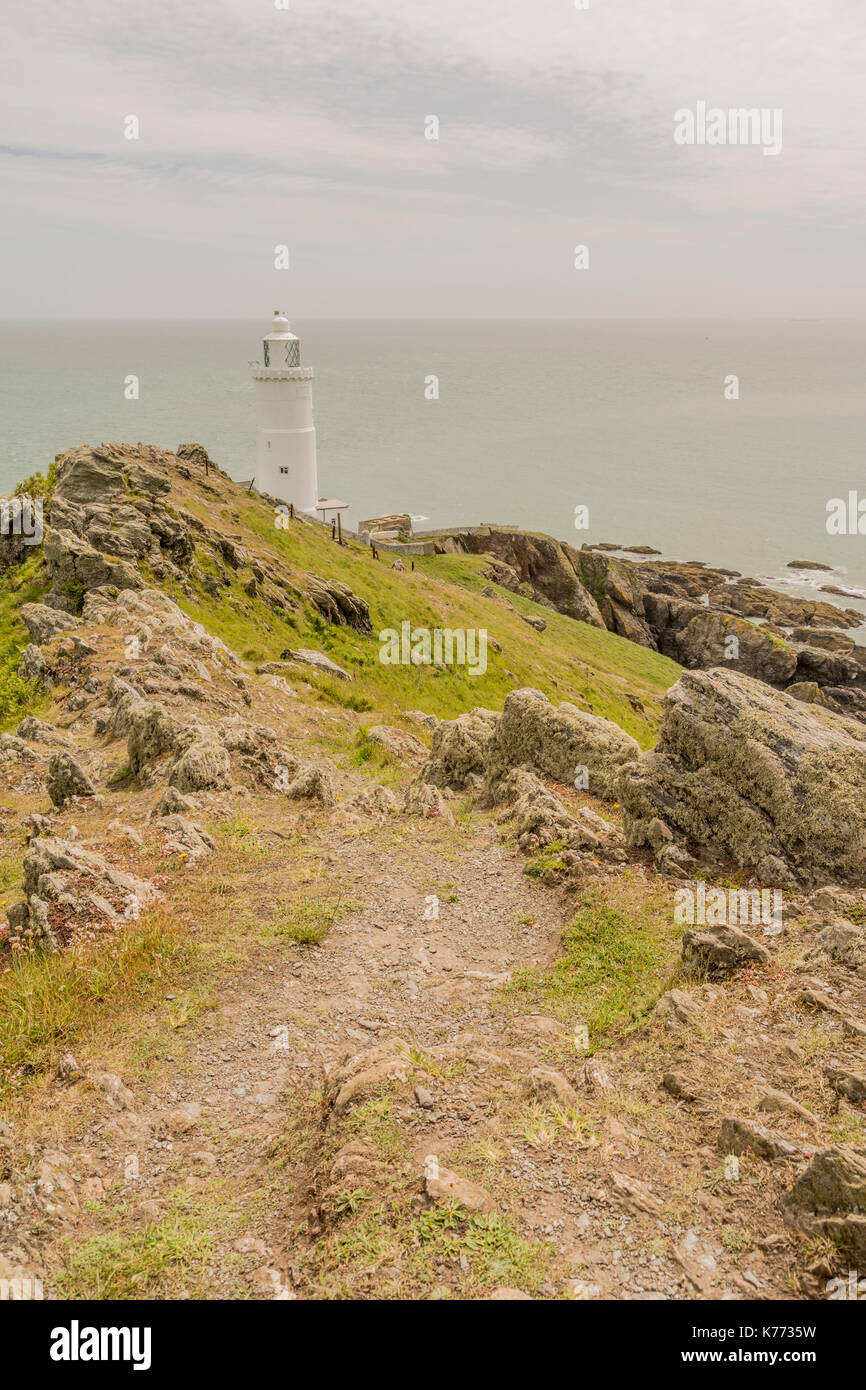 Start Point Lighthouse, South Devon, UK Stock Photo - Alamy