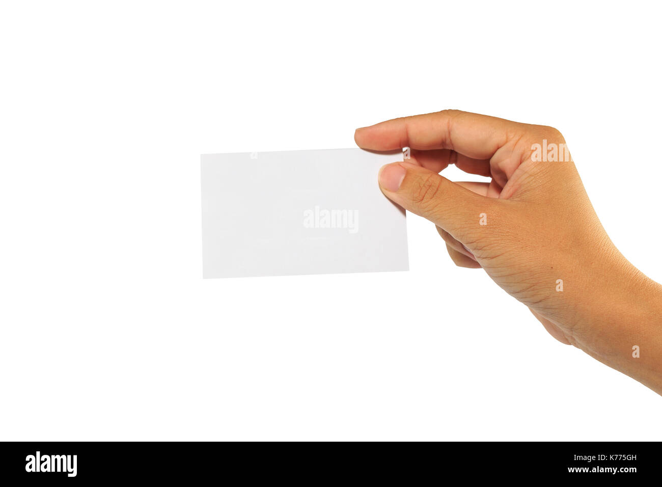 Voucher hand credit card Cut Out Stock Images & Pictures - Alamy