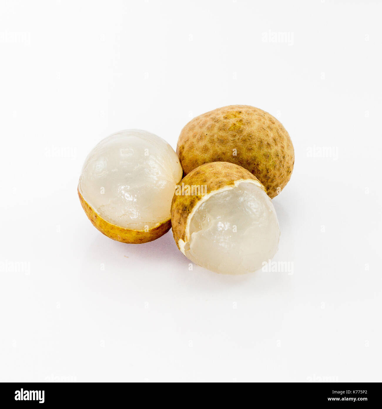 Longan (Dimocarpus longan) on white background Stock Photo - Alamy