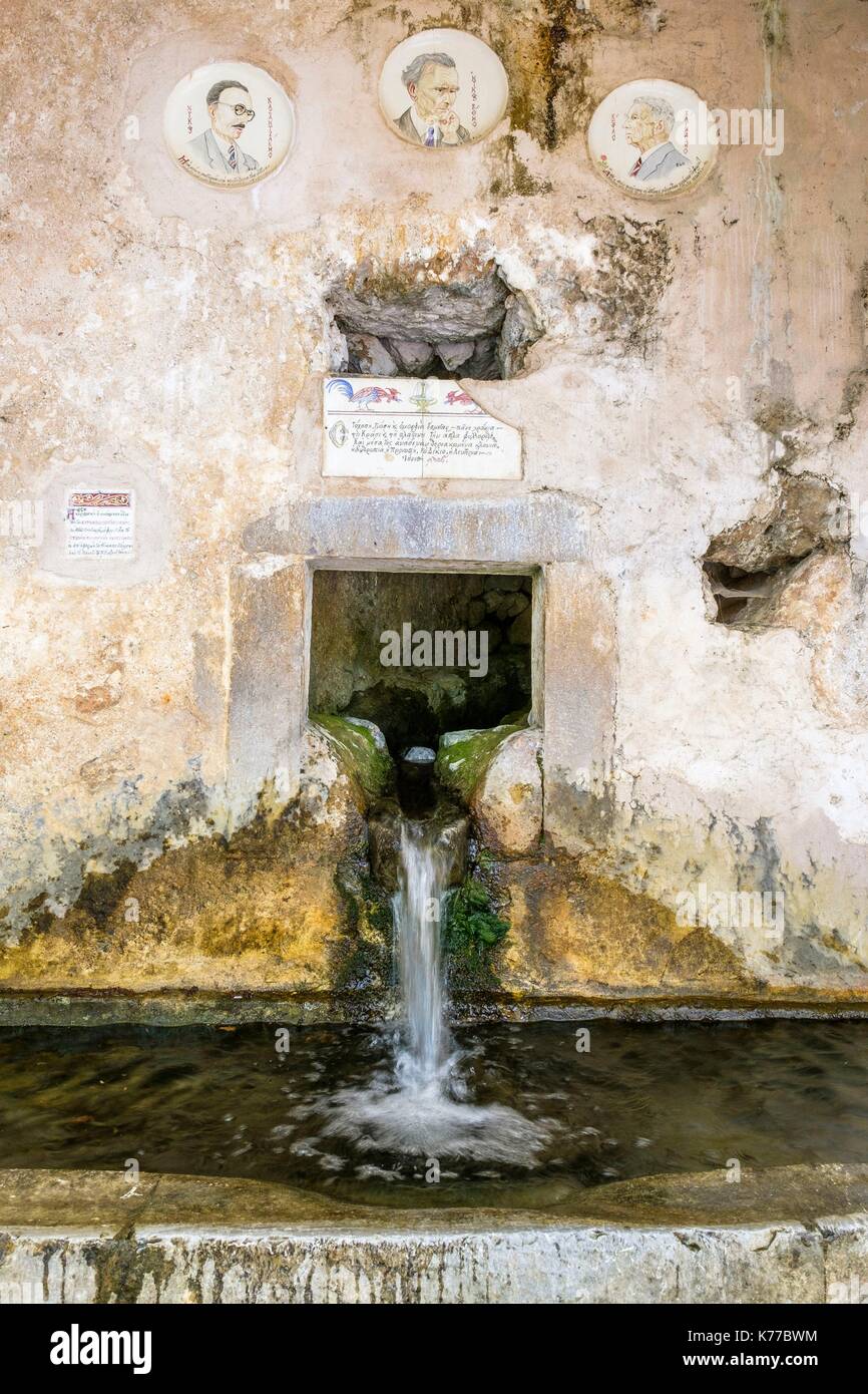 Greece, Eastern Crete, Lassithi district, Krasi village on the way to ...