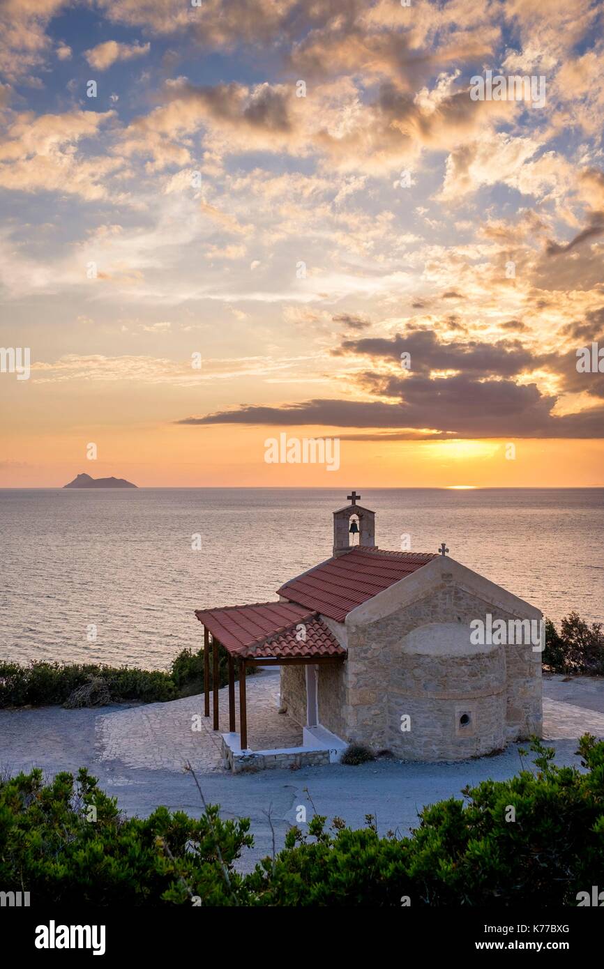 Greece, Crete, Heraklion district, surroundings of Matala, Messara bay ...