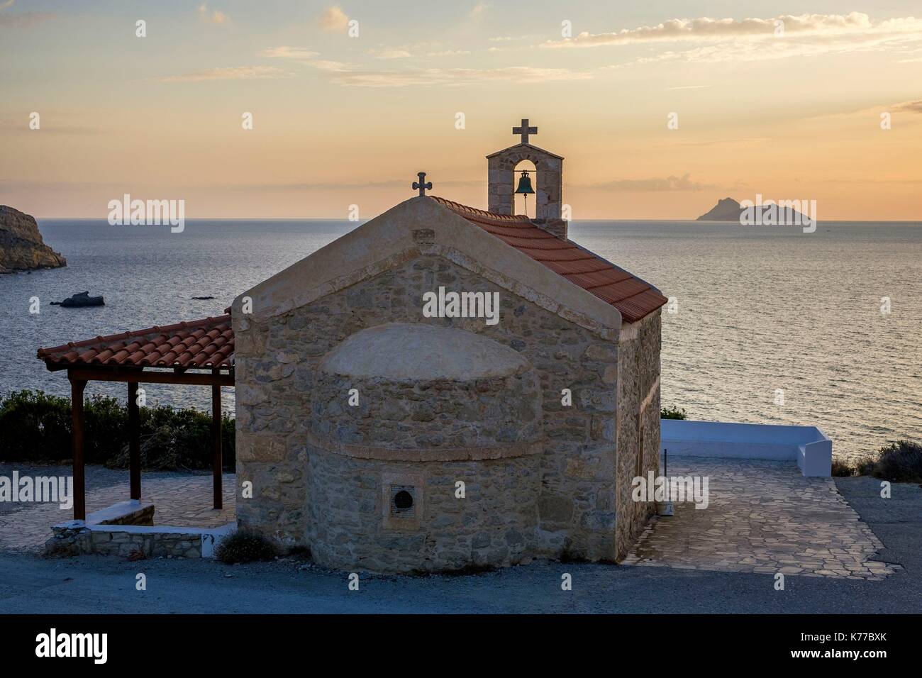 Greece, Crete, Heraklion district, surroundings of Matala, Messara bay ...