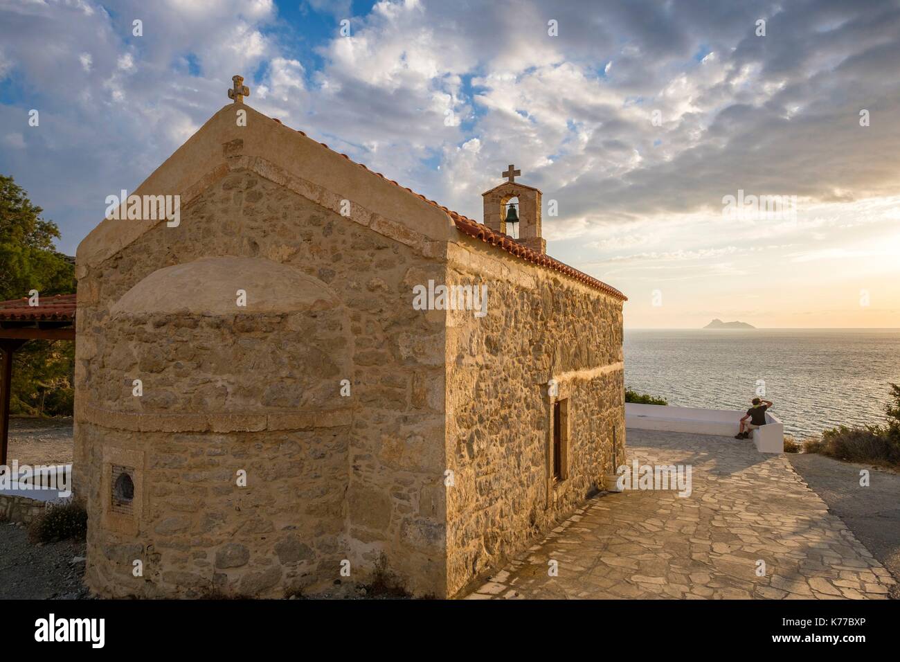 Greece, Crete, Heraklion district, surroundings of Matala, Messara bay ...