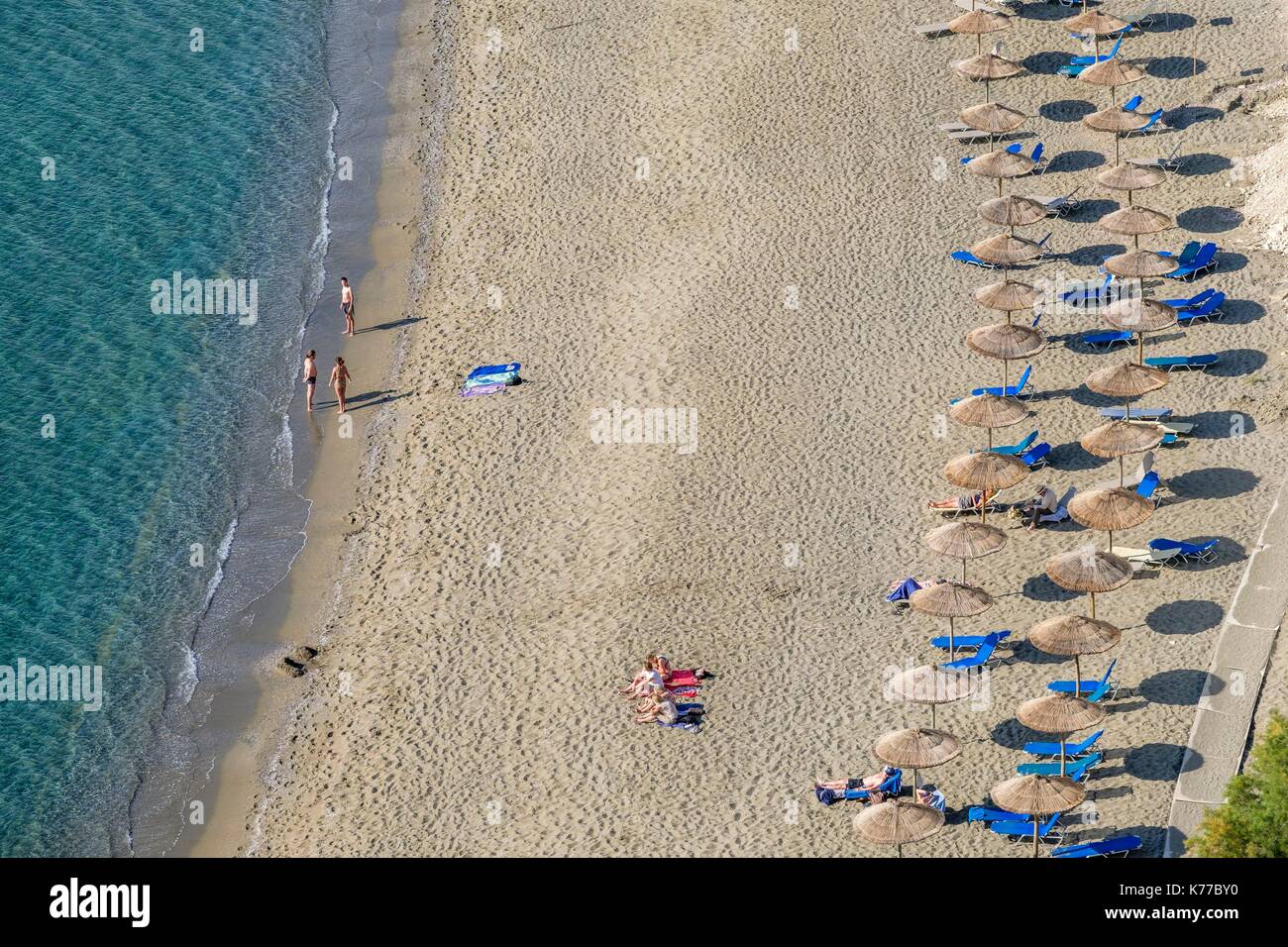 Greece, Crete, Heraklion district, surroundings of Matala, Messara bay ...