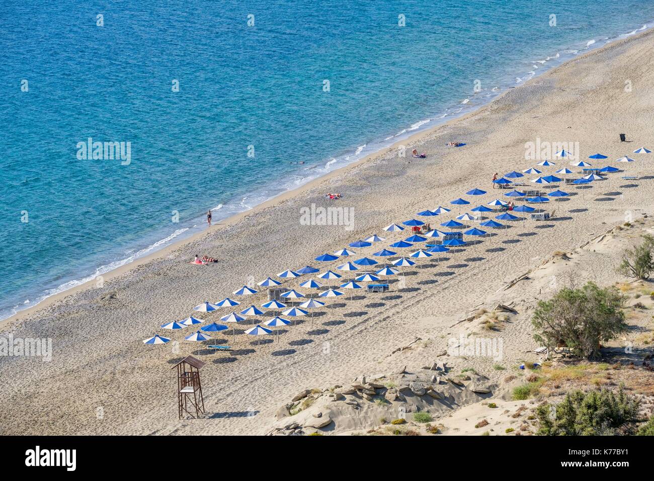 Greece, Crete, Heraklion district, surroundings of Matala, Messara bay ...
