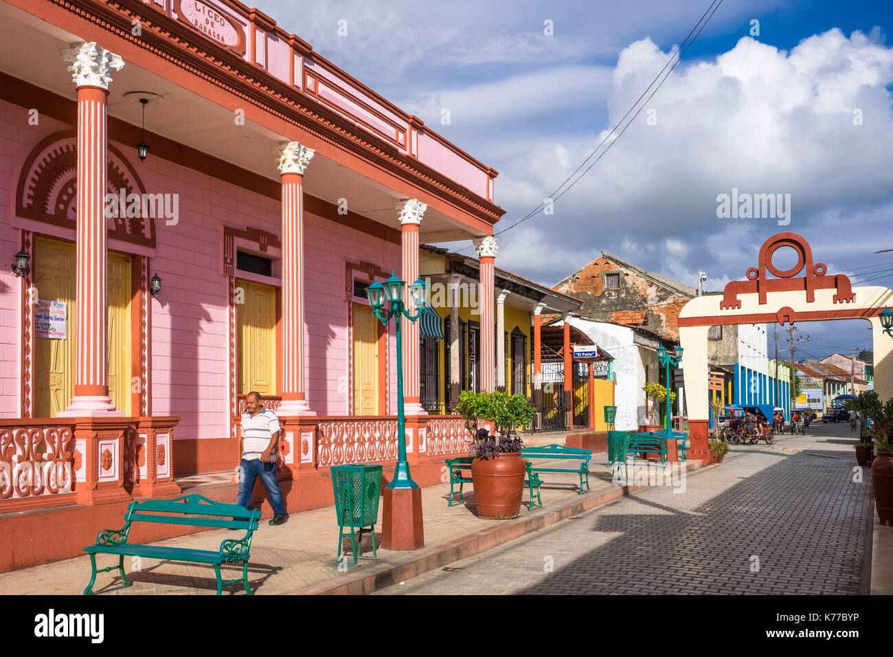 Cuba, Guantanamo province, Baracoa, town at the eastern end of the ...