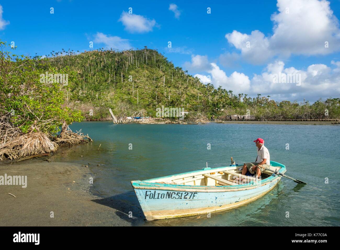 Cuba, Guantanamo province, Baracoa, town at the eastern end of the ...