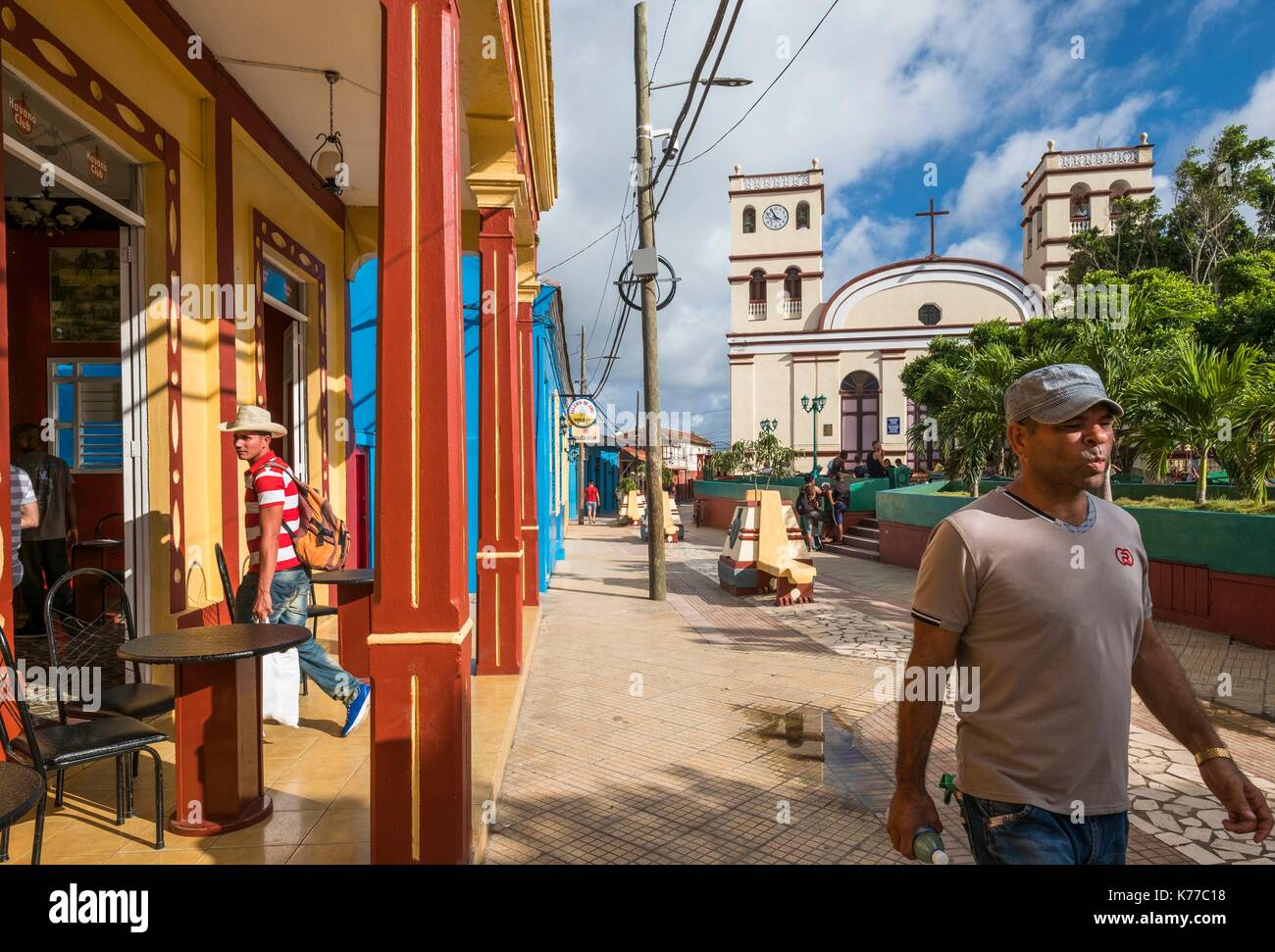 Cuba, Guantanamo province, Baracoa, town at the eastern end of the ...