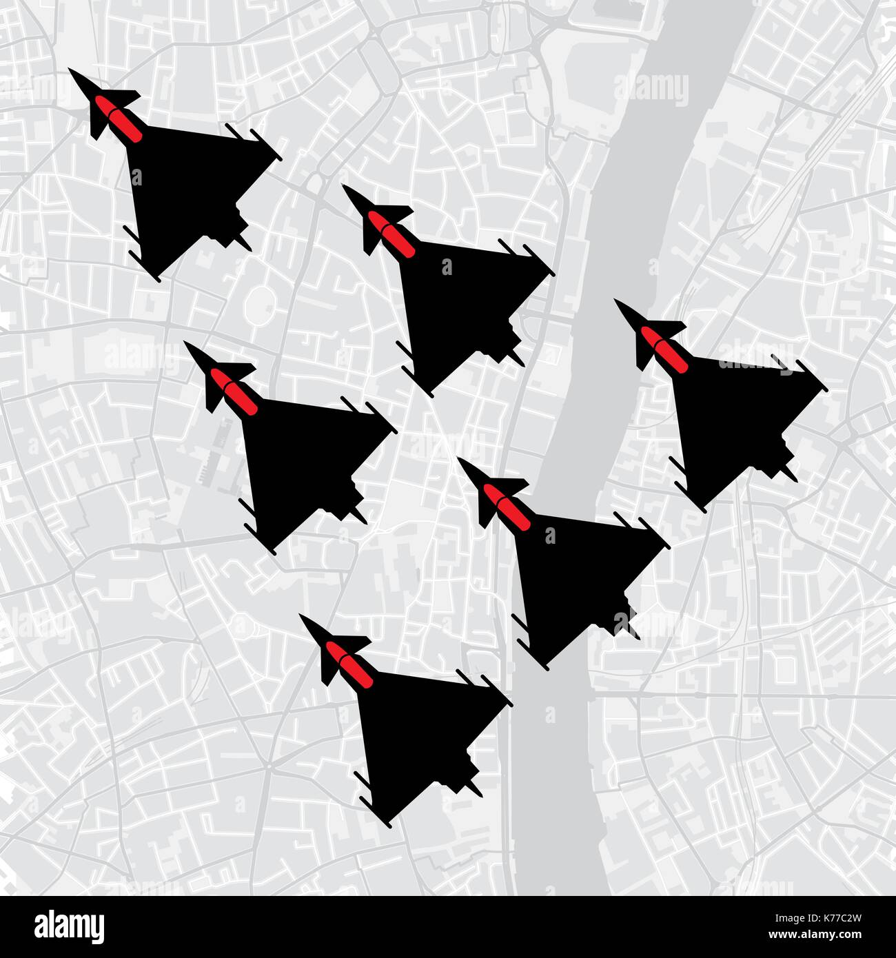 Map city of a top view Stock Vector Images - Alamy