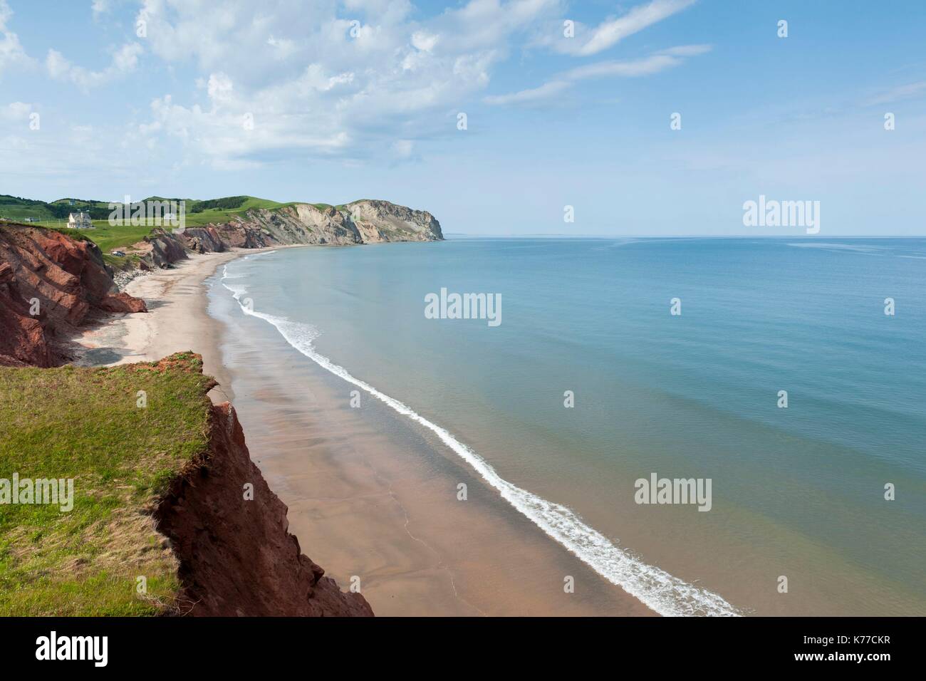 Canada, Quebec, Magdalen Islands, Havre aux Maisons island, littoral ...
