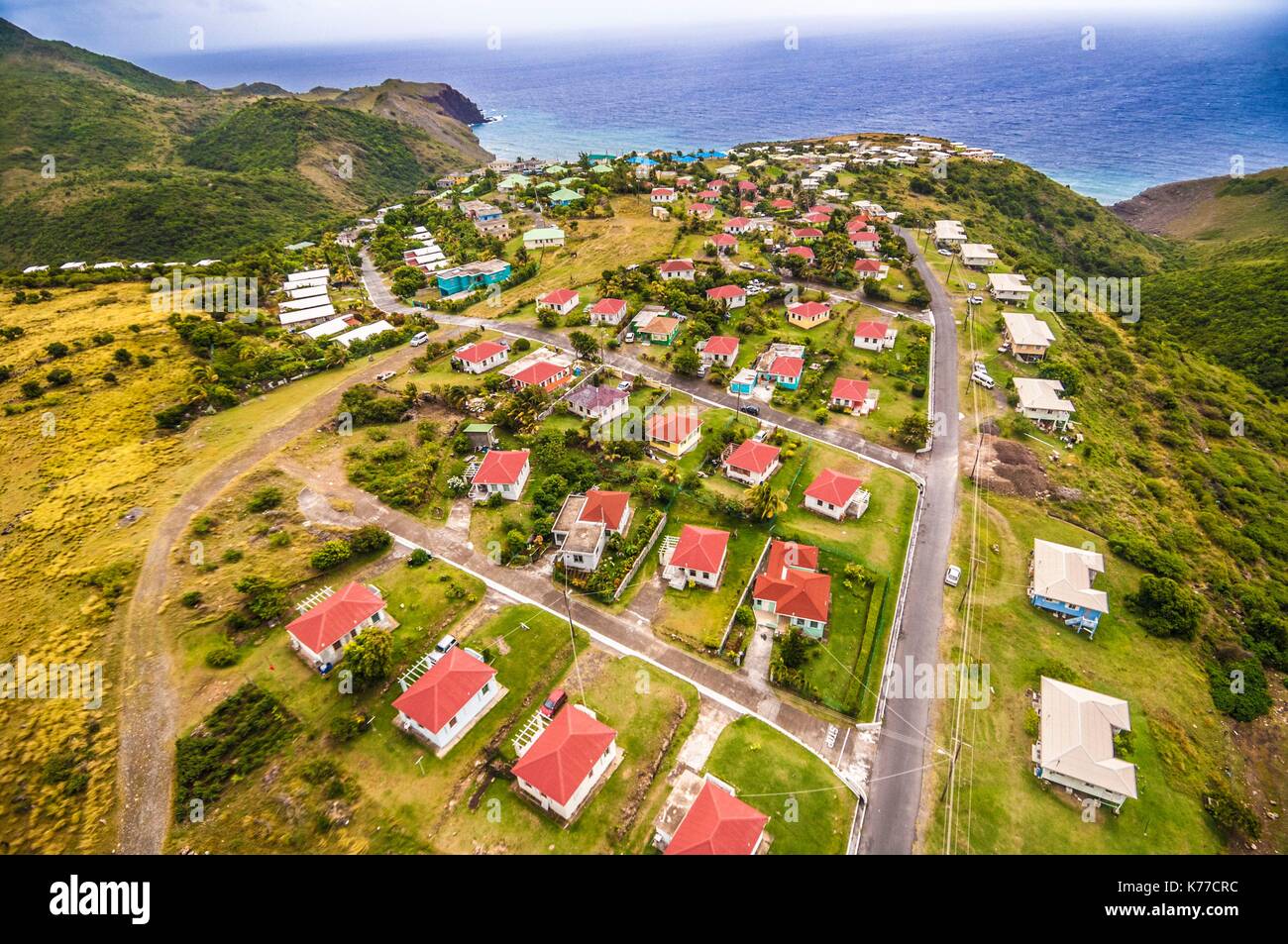 United Kingdom, Montserrat, English-speaking Caribbean, Lookout, people ...