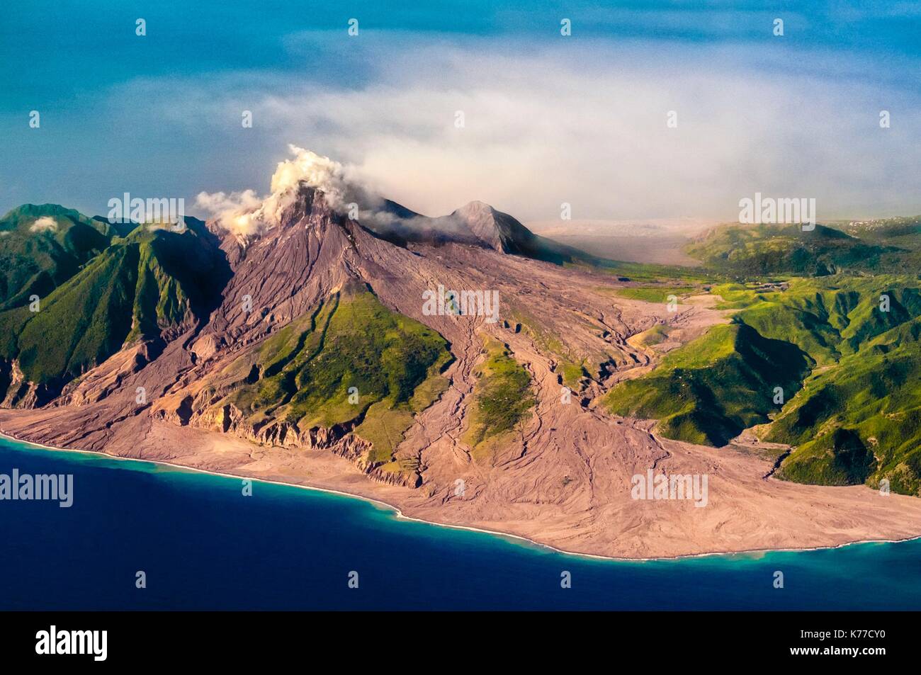 Montserrat caribbean aerial hi-res stock photography and images - Alamy
