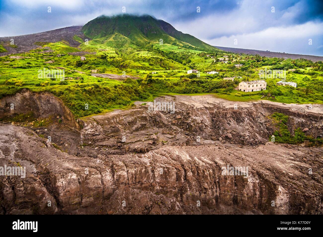 Caribbean montserrat aerial view hi-res stock photography and images ...