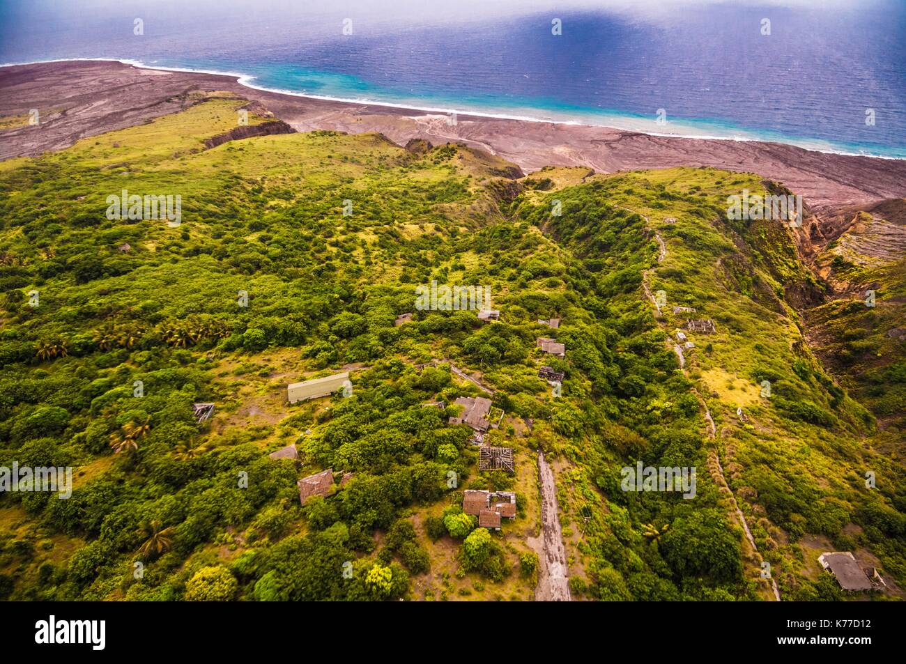 Montserrat caribbean aerial hi-res stock photography and images - Alamy